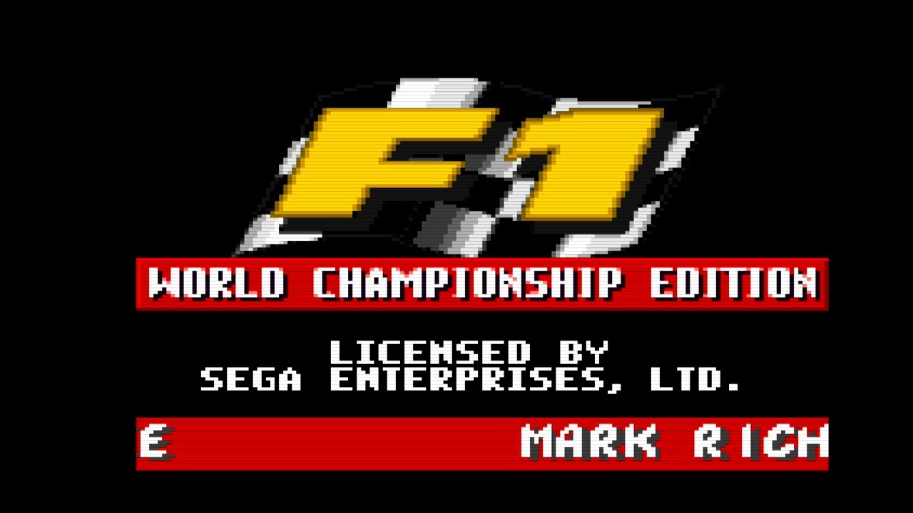 F1 World Championship - Sega Game Gear (Mega SG) - YouTube