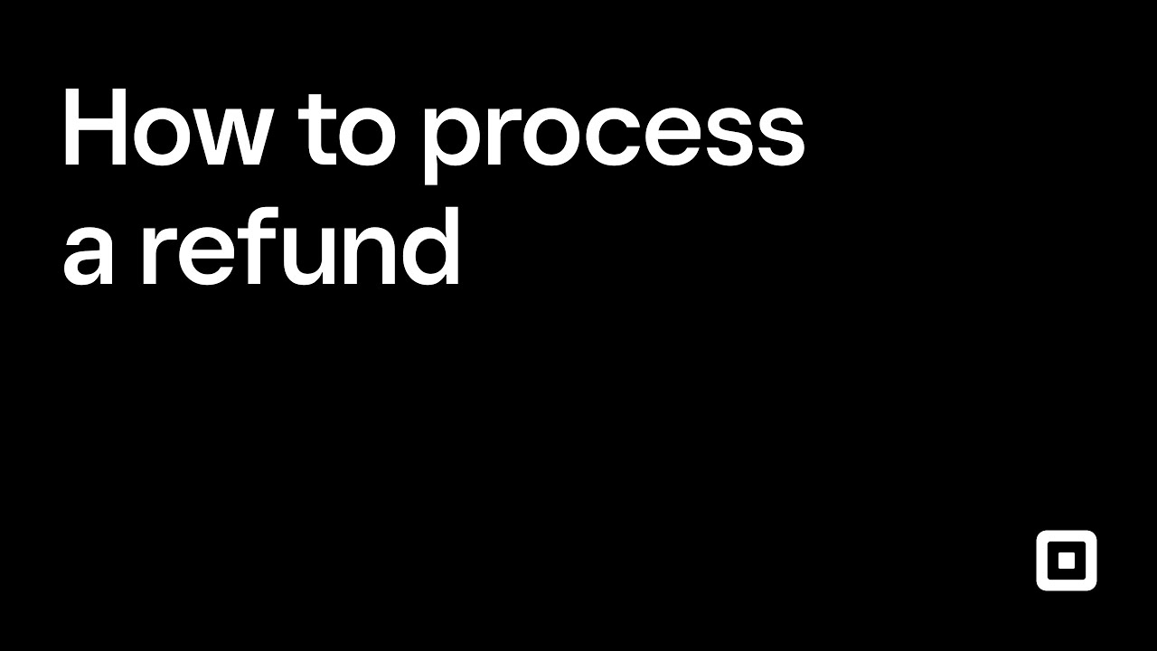 How to process a refund with Square for Retail - YouTube
