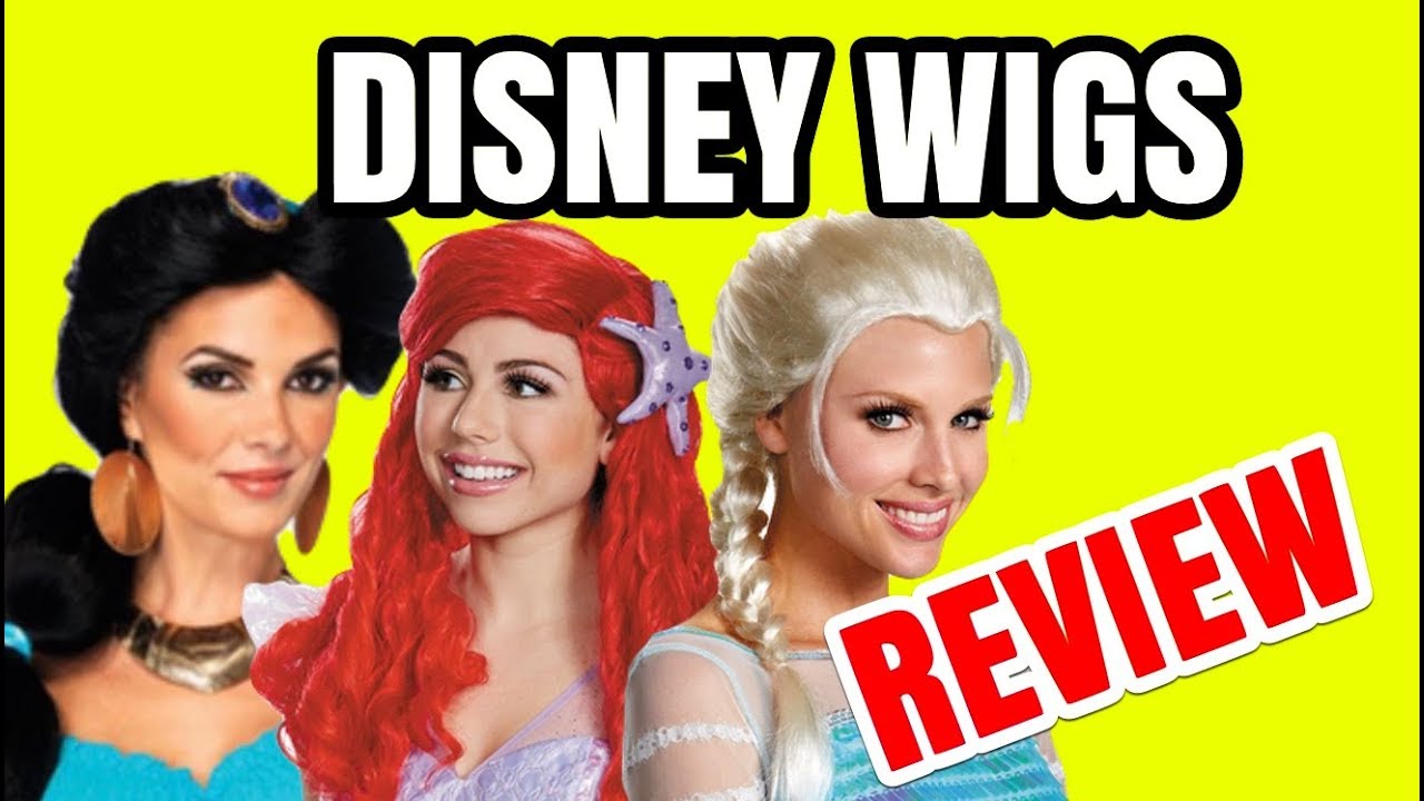 DISNEY WIGS REVIEW DISNEY CHARACTER WIGS - YouTube
