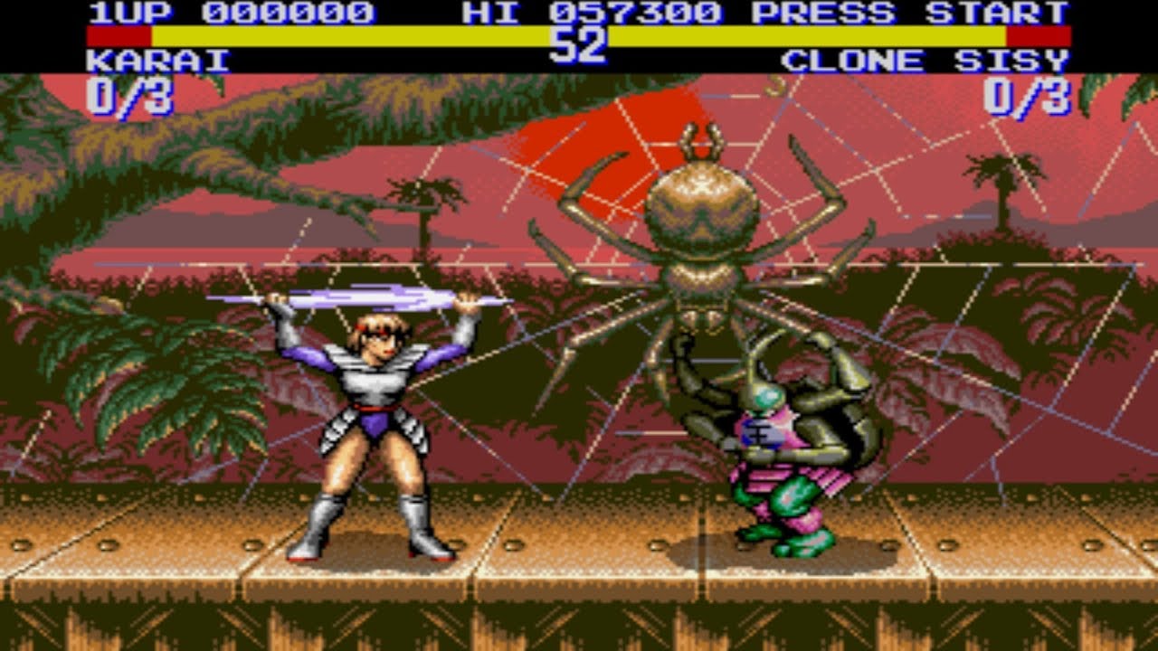 Turtles: Tournament Fighters [Genesis] - play as Karai (with both ...