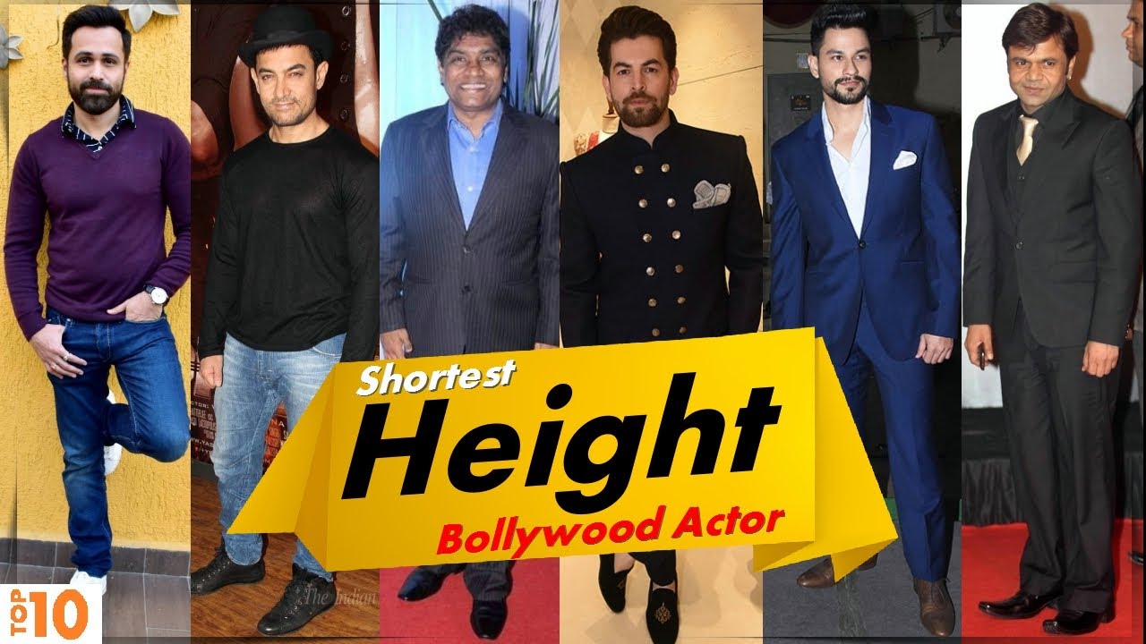 Top 10 Shortest Height Bollywood Actor YouTube Top 10 Shortest Height Bollywood Actor YouTube