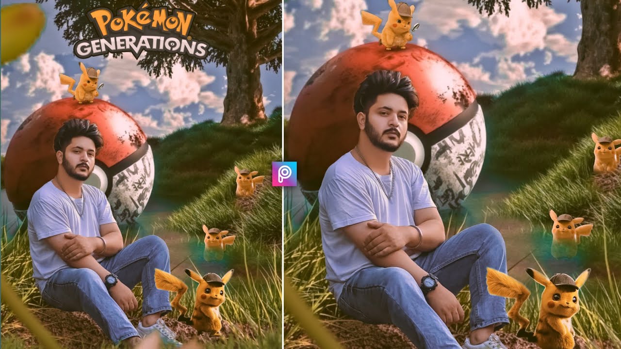 PicsArt New Creative Pokemon Photo Editing || Pikachu Photo Editing ...