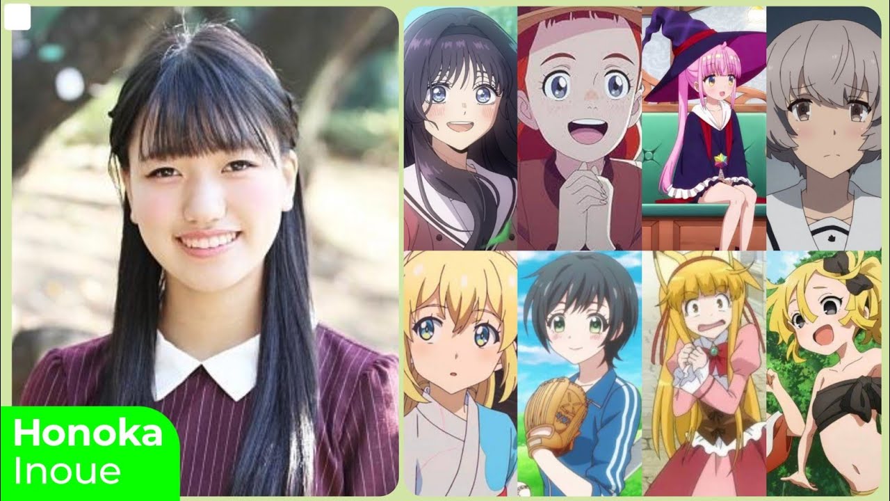 Honoka Inoue [井上ほの花] Top Same Voice Characters Roles - YouTube