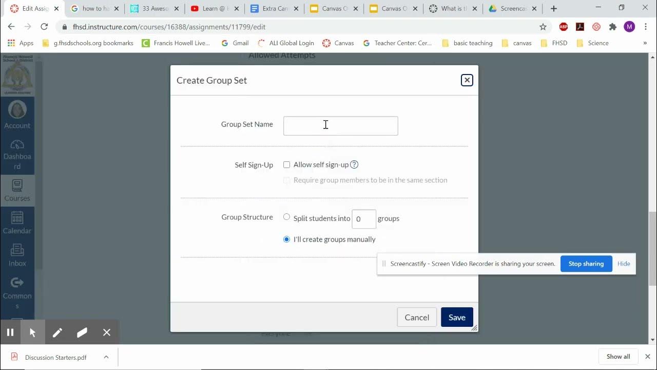 making an assignment Canvas - YouTube