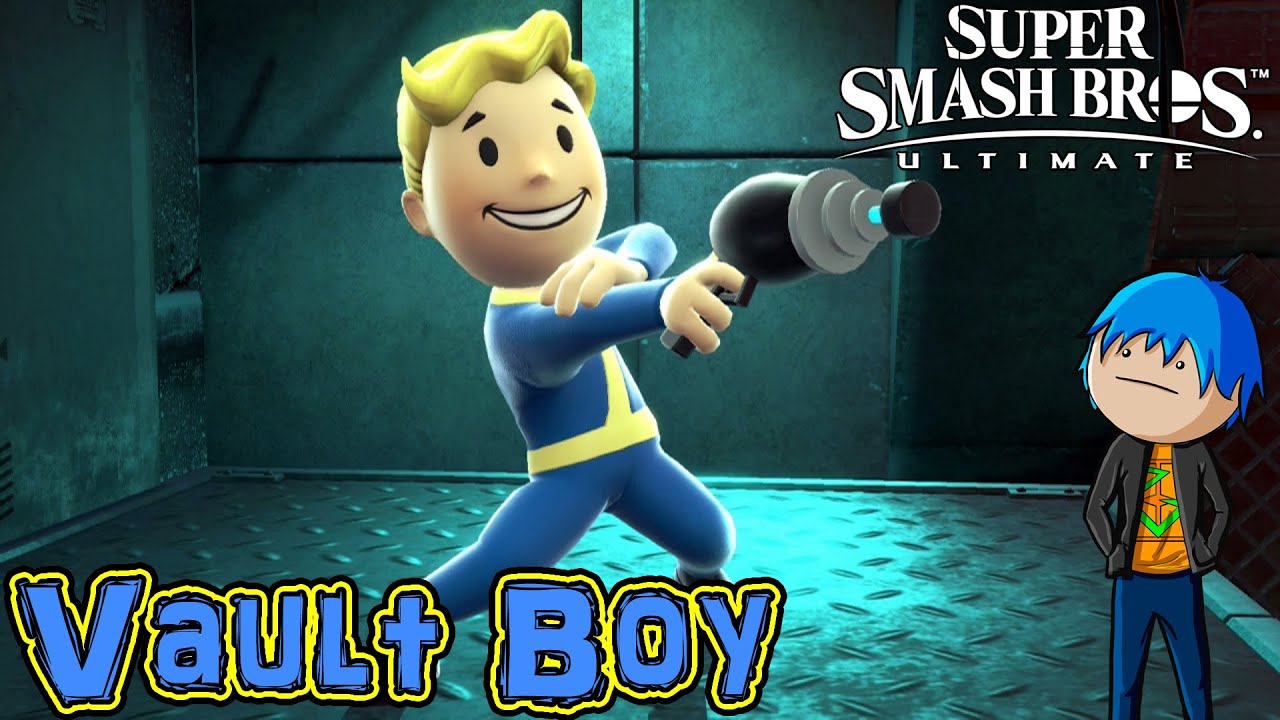 Super Smash Bros. Ultimate - Vault Boy Gameplay (Mii Outfit) (Yes, It's ...