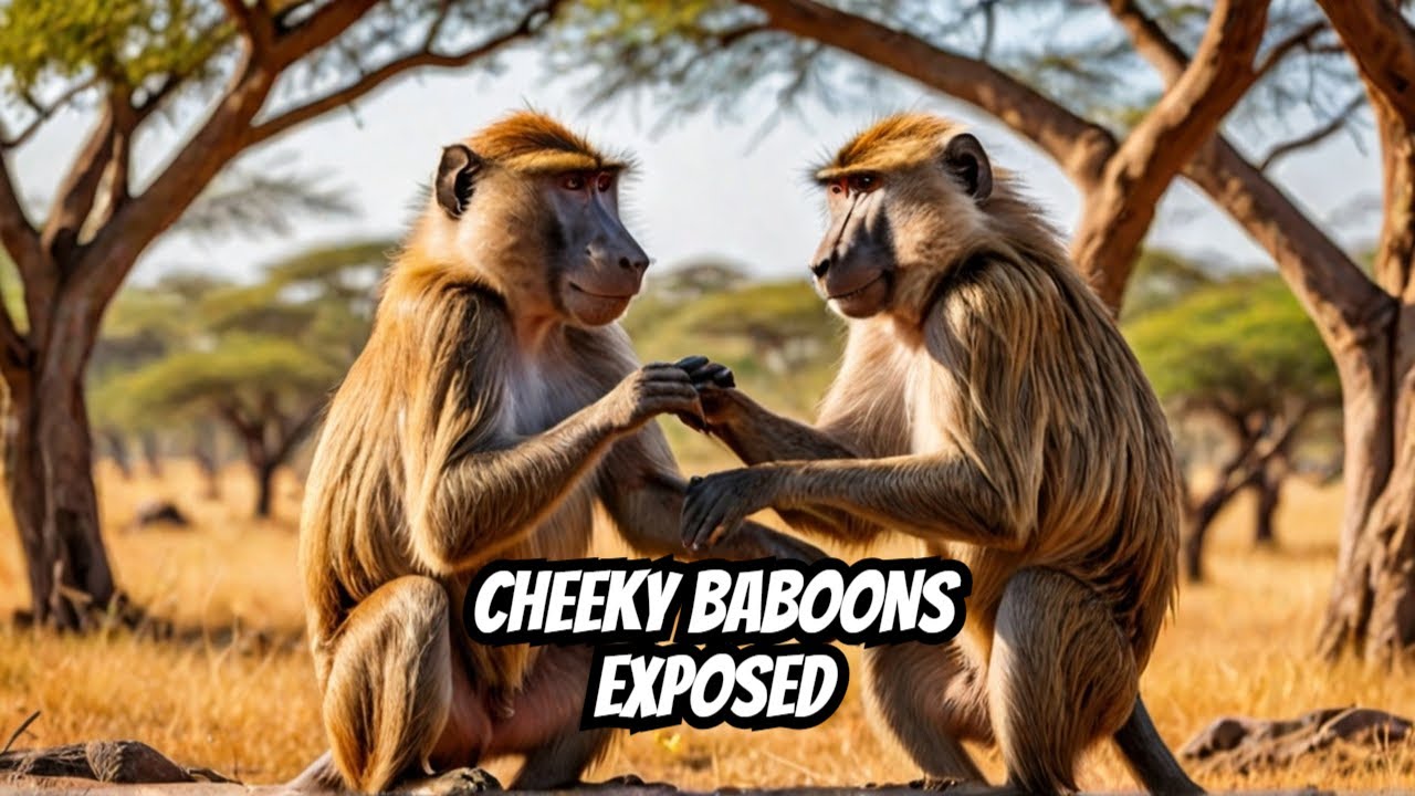 Cheeky Baboons Caught on Camera! A Wild Comedy Show - YouTube