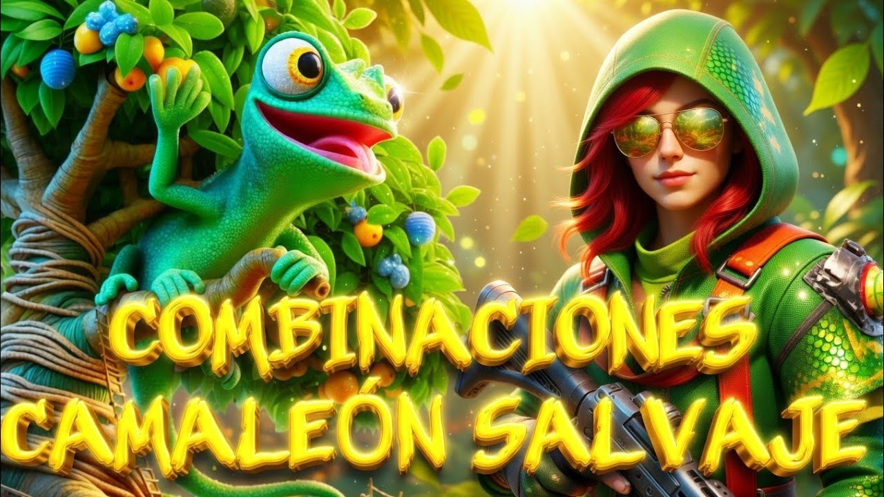 COMBINACIONES DE ROPAS INSANAS CON EL CAMALEÓN SALVAJE EN FREE FIRE ...