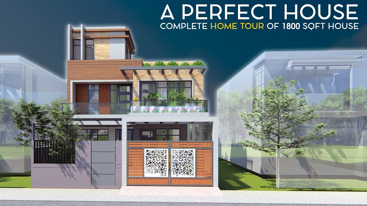 A Perfect House Tour with Unique ideas | 30x60 = 1800 SqFt Online House ...