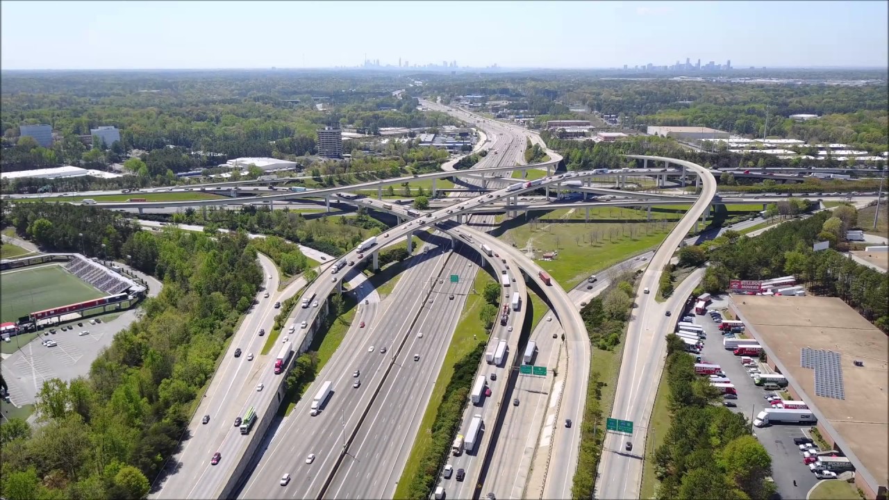 Spaghetti Junction time lapse - YouTube
