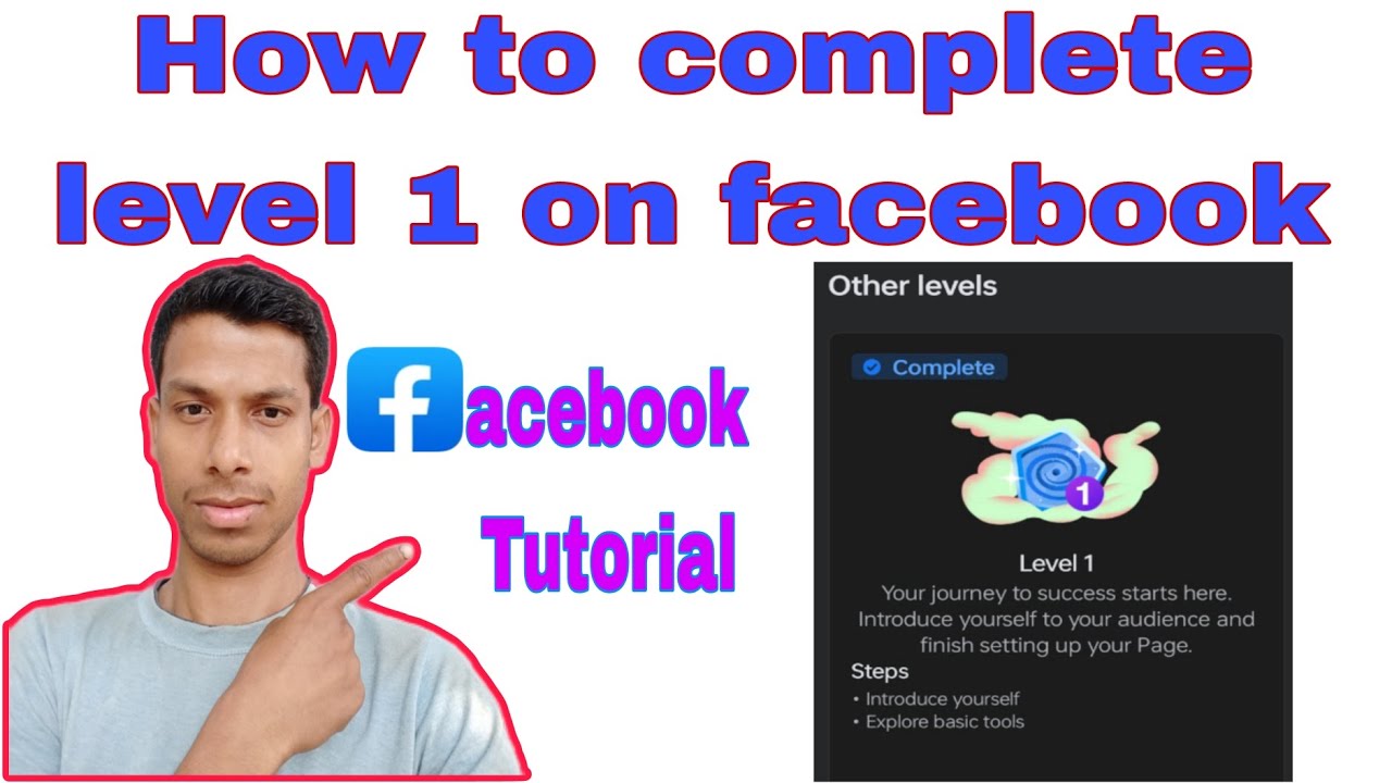 How to complete level 1 on facebook #fbtutorial #fbtips ...