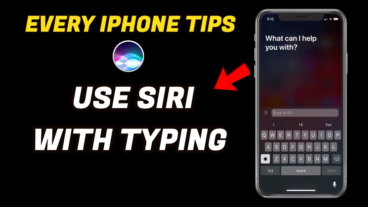 Every IPhone Tips - How to use SIRI by Typing? - YouTube