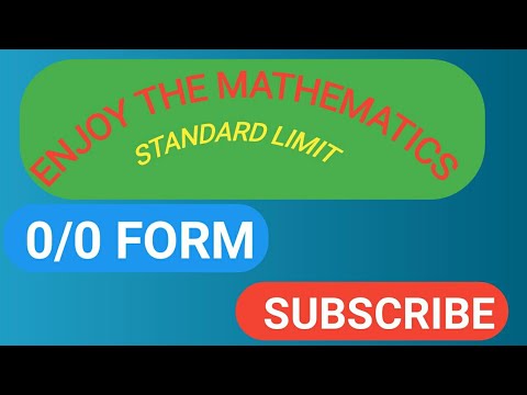 standard limits proof proof of standard limits 0/0 form part 4 - YouTube