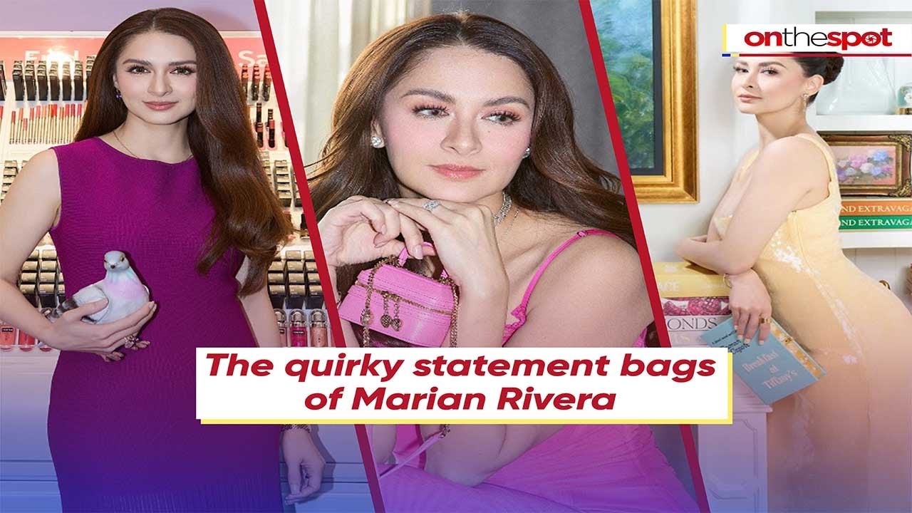 On the Spot: The quirky statement bags of Marian Rivera - YouTube