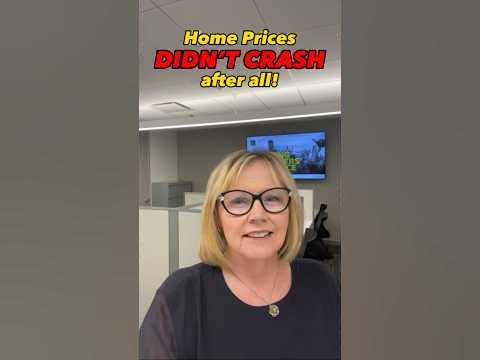Home Prices Didn’t Crash After All! - YouTube