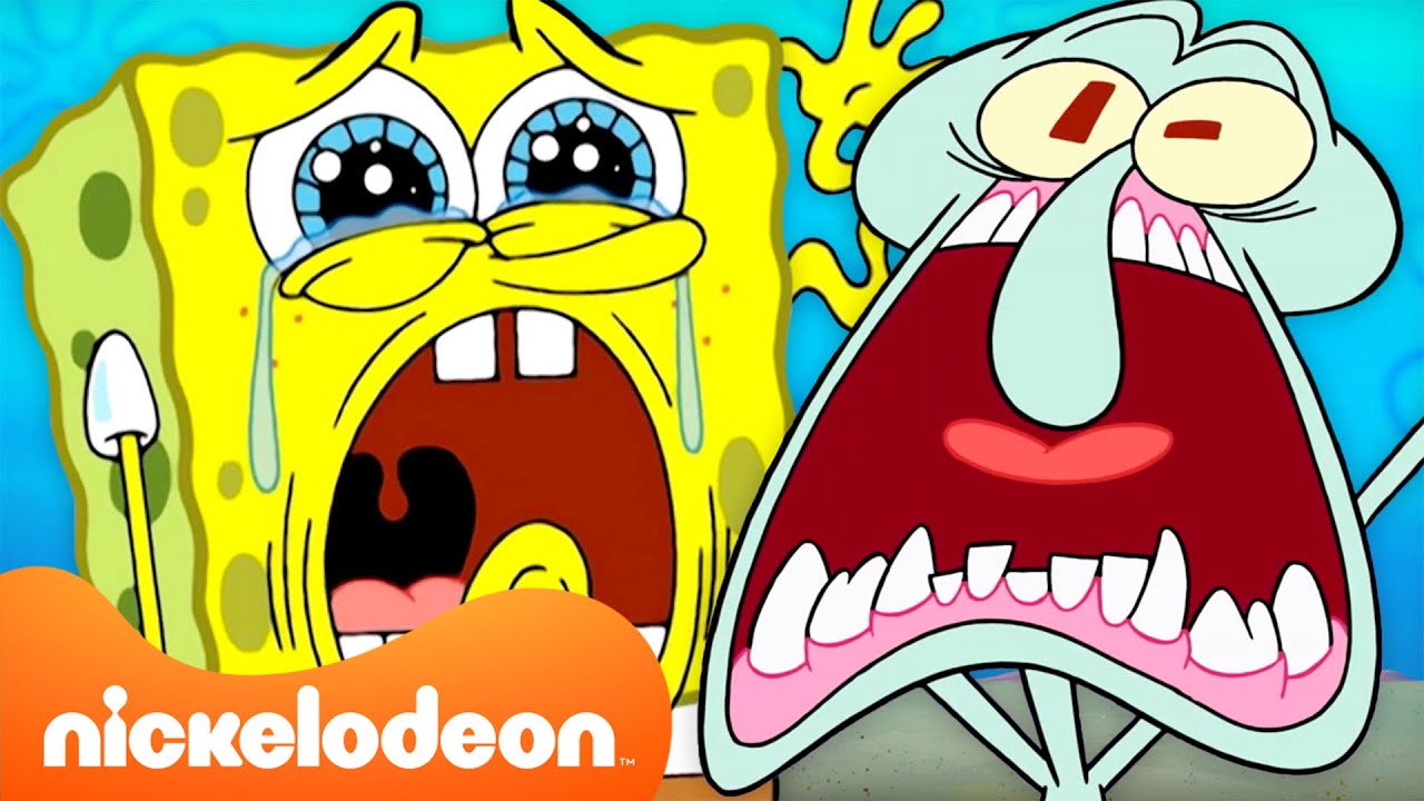 SpongeBob | 51 minuten lang SpongeBob die in paniek is 🤯 | Nickelodeon ...
