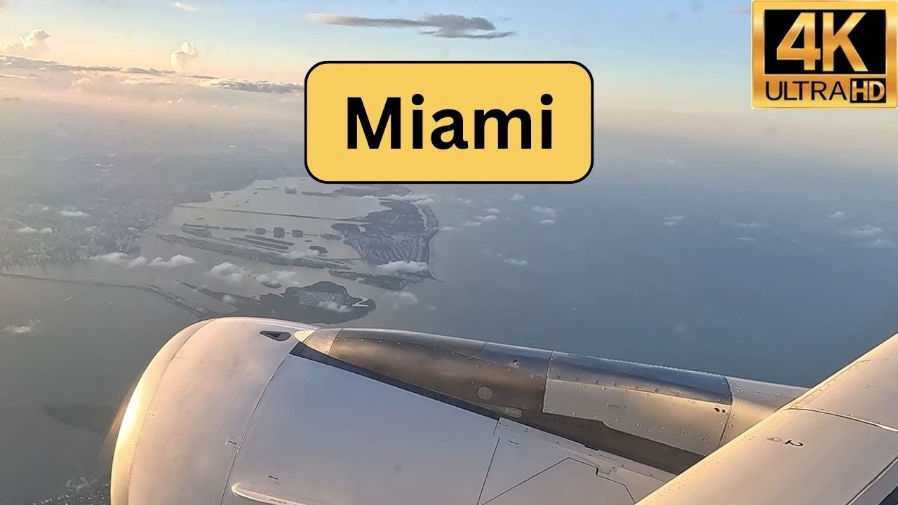 Flying From Guadeloupe to Miami, Florida - YouTube