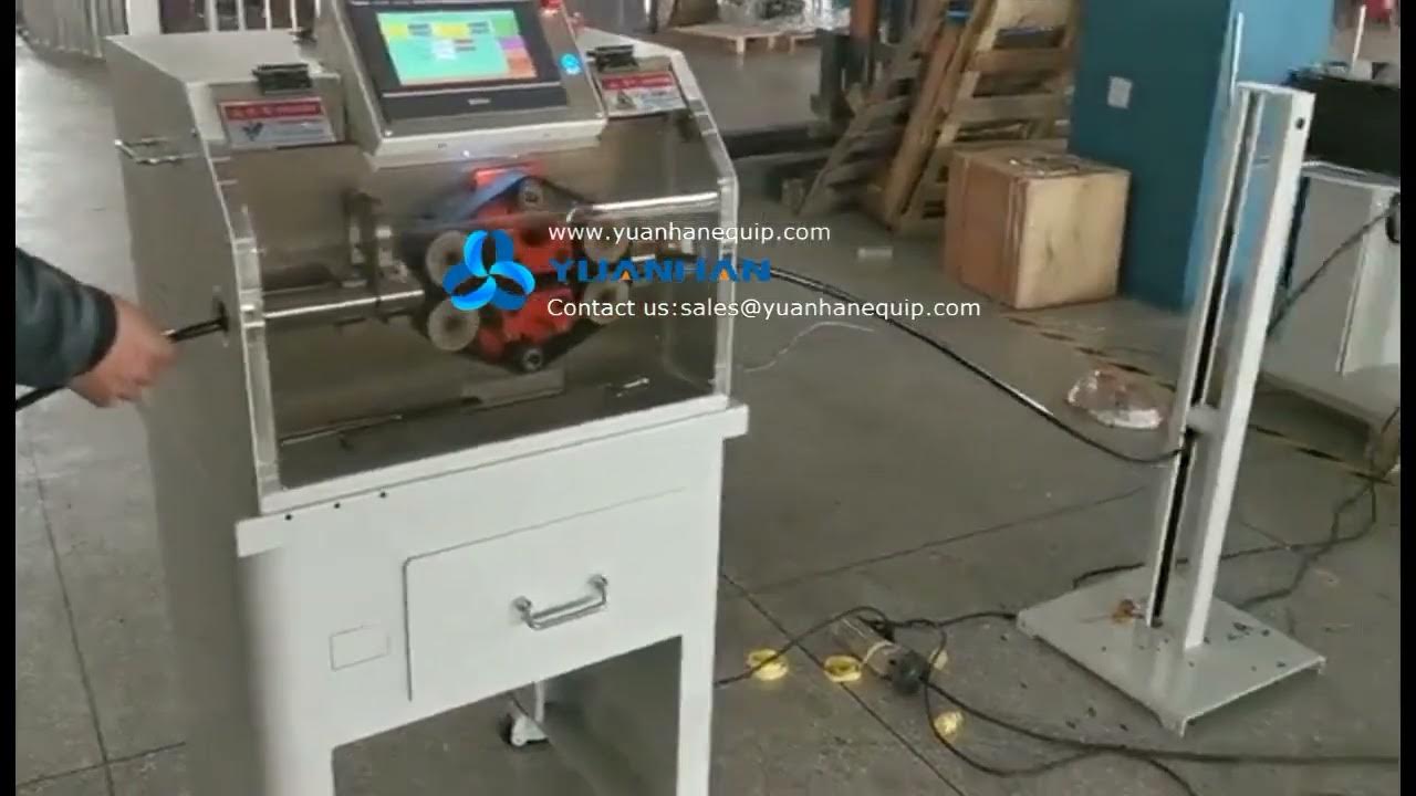 Automatic tube cutting machine working with tube feeder system YH-B01 ...