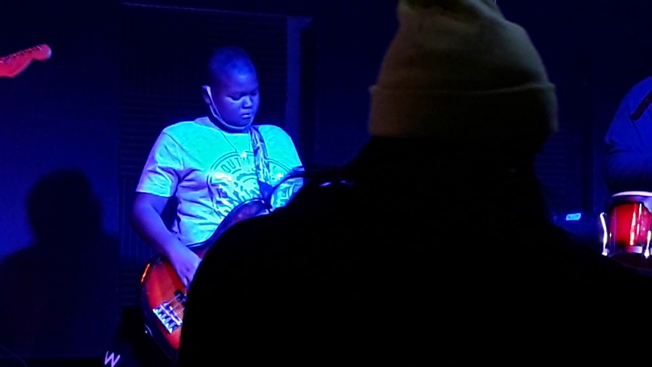 Mike PJ Pugh 11 yr old bass solo - YouTube
