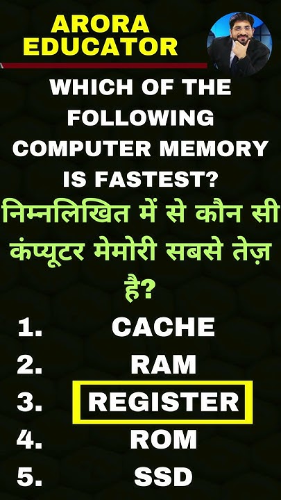 Computer Awareness | IBPS RRB PO/Clerk 2024 | Arora Educator | By Sachin Arora Sir | # ...