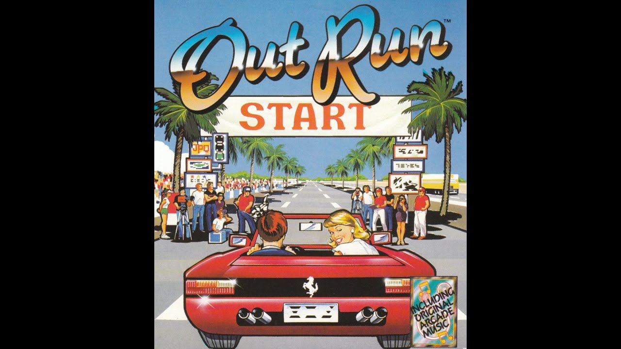OUT RUN (Amstrad CPC Gameplay Sample) - YouTube