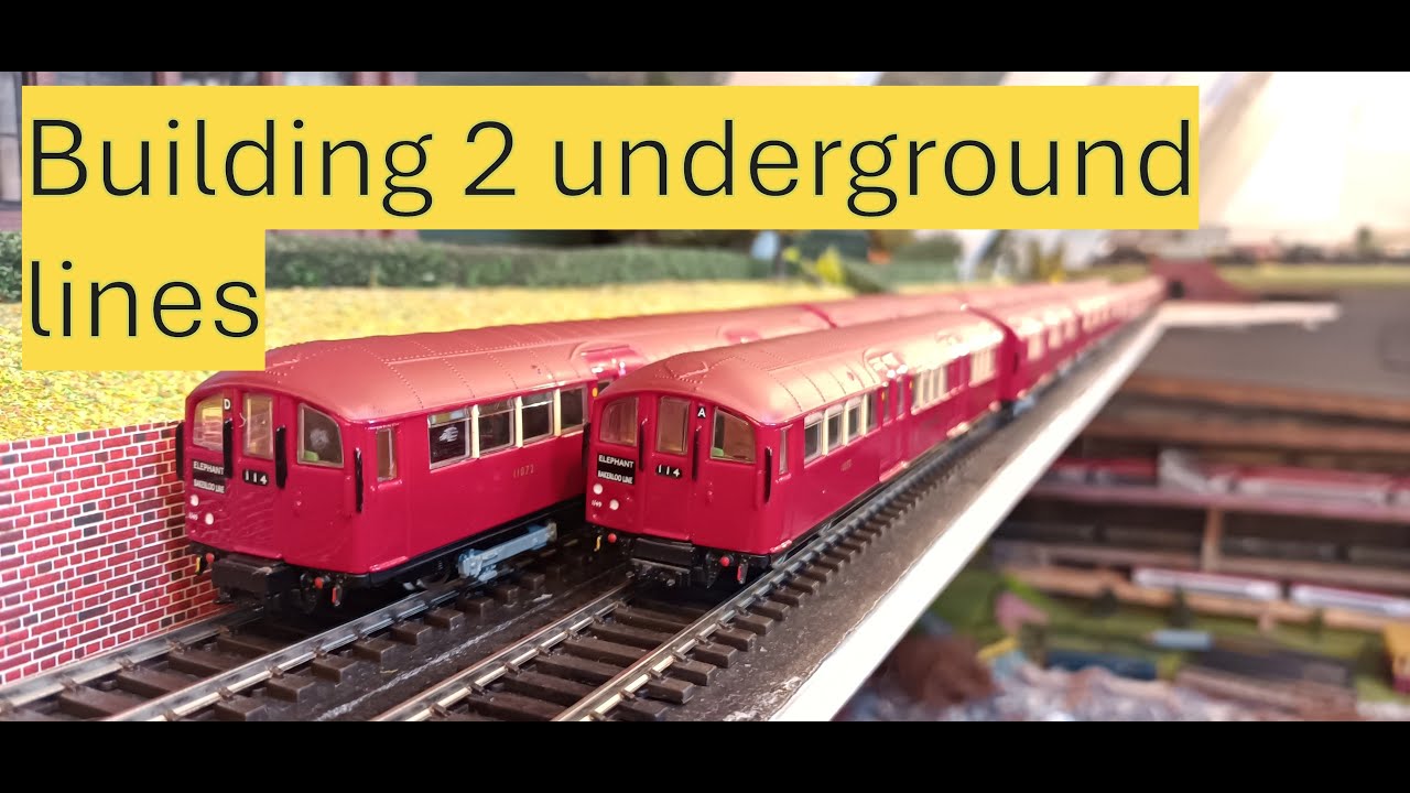 Building 2 underground train lines - YouTube