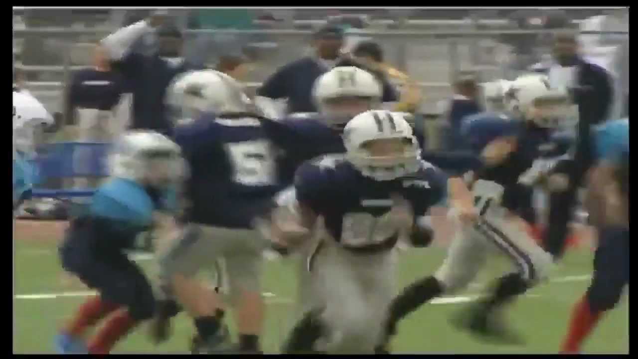 Grayson Barrett Youth Football Highlights - YouTube