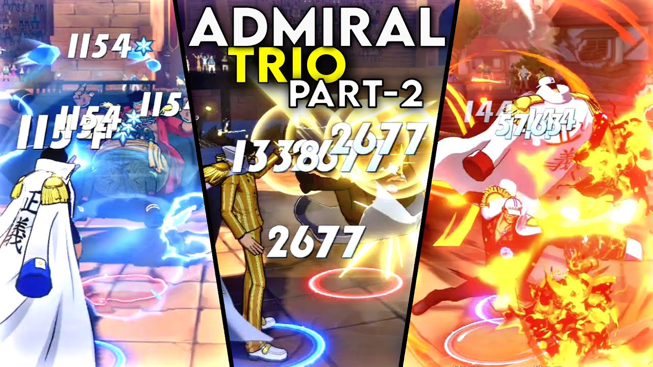 One piece Fighting Path Admiral Trio Gameplays/part 2/OPFP Xarce - YouTube