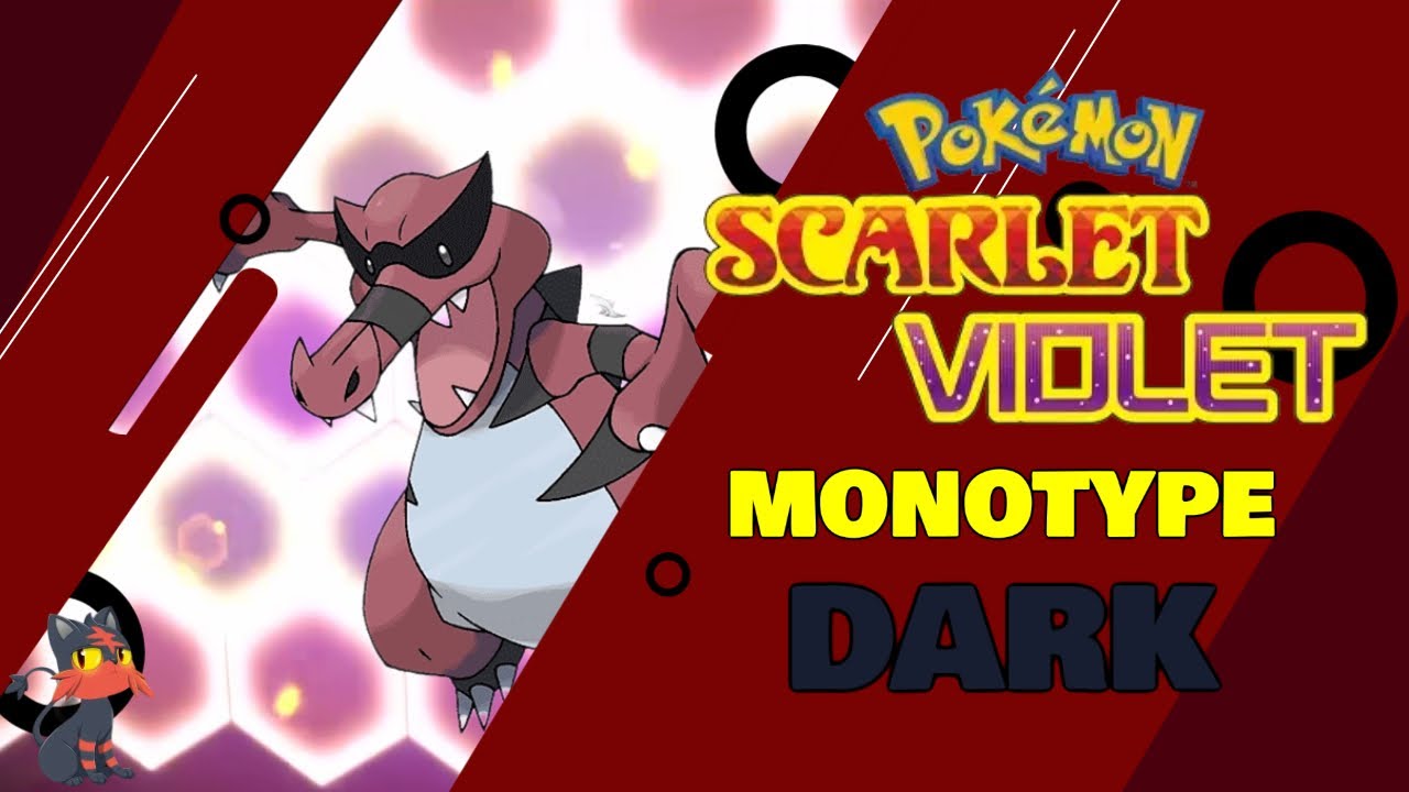 A VEZ DOS POKEMON SOBRIO! MONOTYPE DARK! Pokémon Scarlet & Violet! 06 ...
