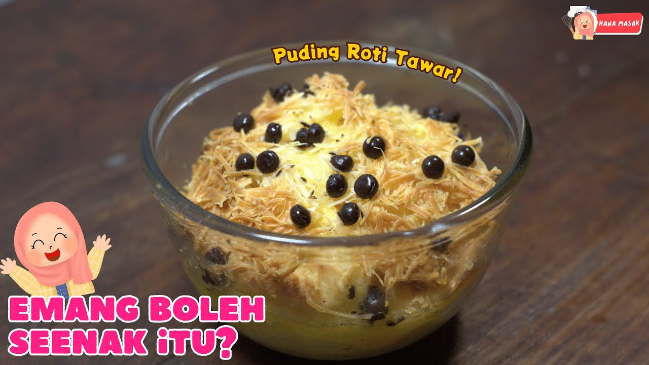 BIKIN CEMILAN SIMPLE PUDING ROTI TAWAR LEMBUT, SEDAP, MUDAH MEMBUATNYA ...