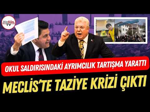 Meclis'te okul saldırılarında 'ayrımcılık' polemiği! Bülent Kaya AKP grubuna çok sert patladı!