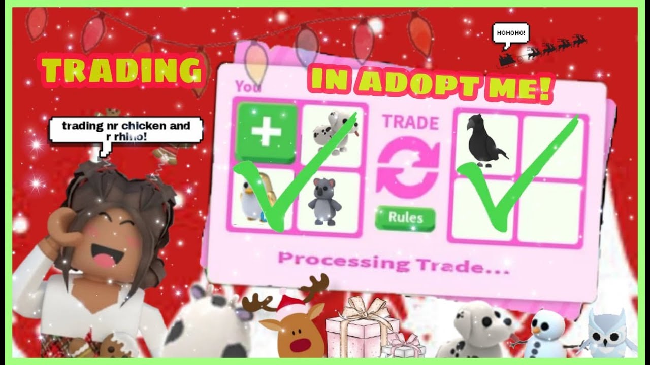 Seeing offer for miss cheeky and a ride rhino! adopt me trading ...