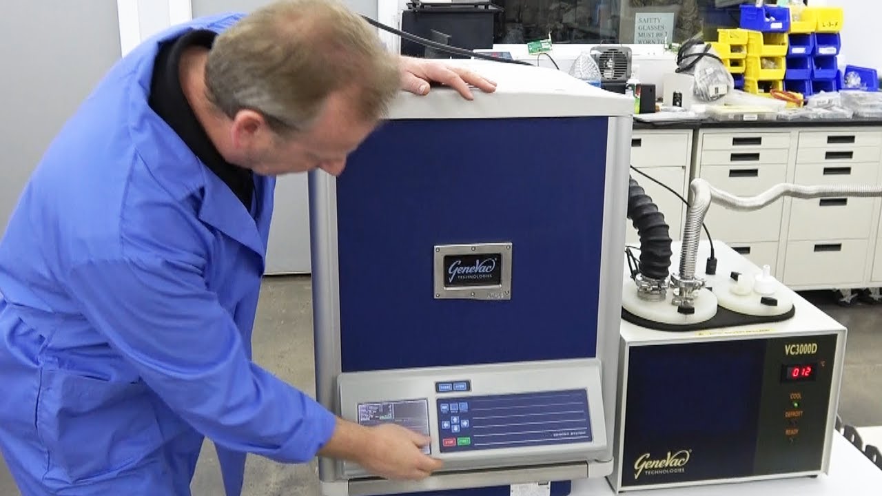 GeneVac HT-12 Evaporator System w/ VC3000D Condenser & Adixen 2021i ...