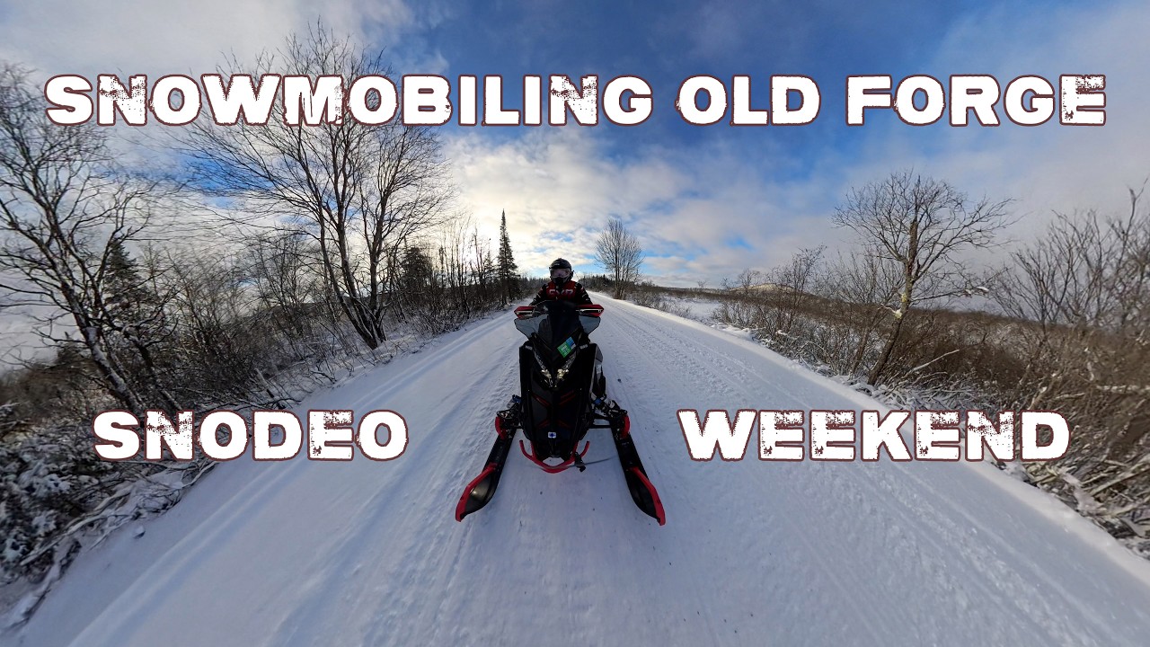 Snowmobiling Old Forge - Snodeo 24 Weekend! WE HAVE SNOW - YouTube