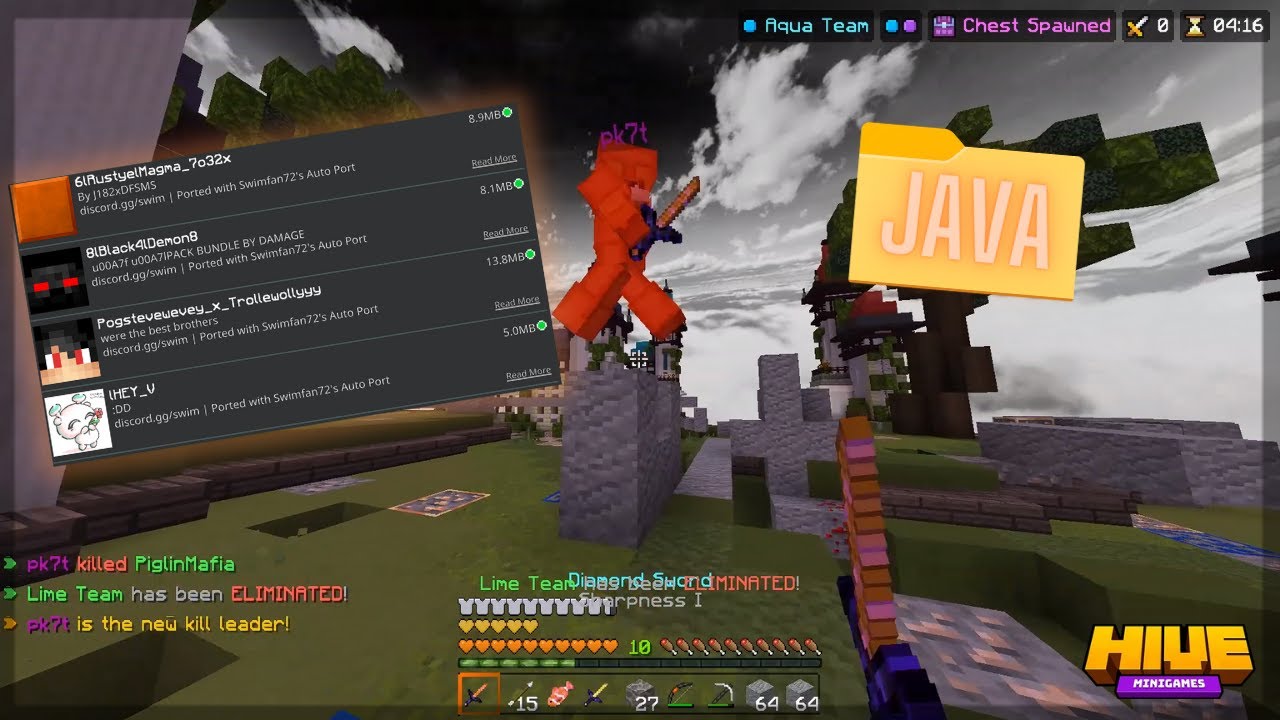 BEST PRIVATE JAVA PORTED PACKS FOR MCPE - YouTube