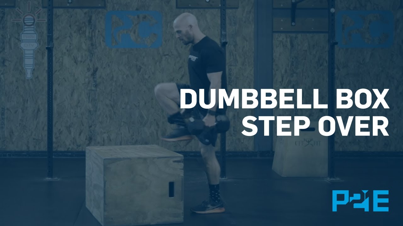 P21E: Dumbbell Box Step Over - YouTube