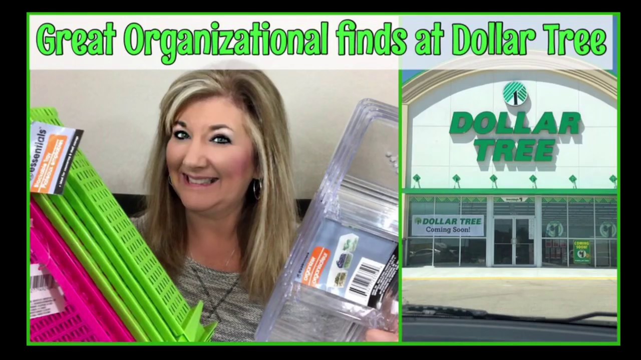 Great Organizational Finds At Dollar Tree - YouTube
