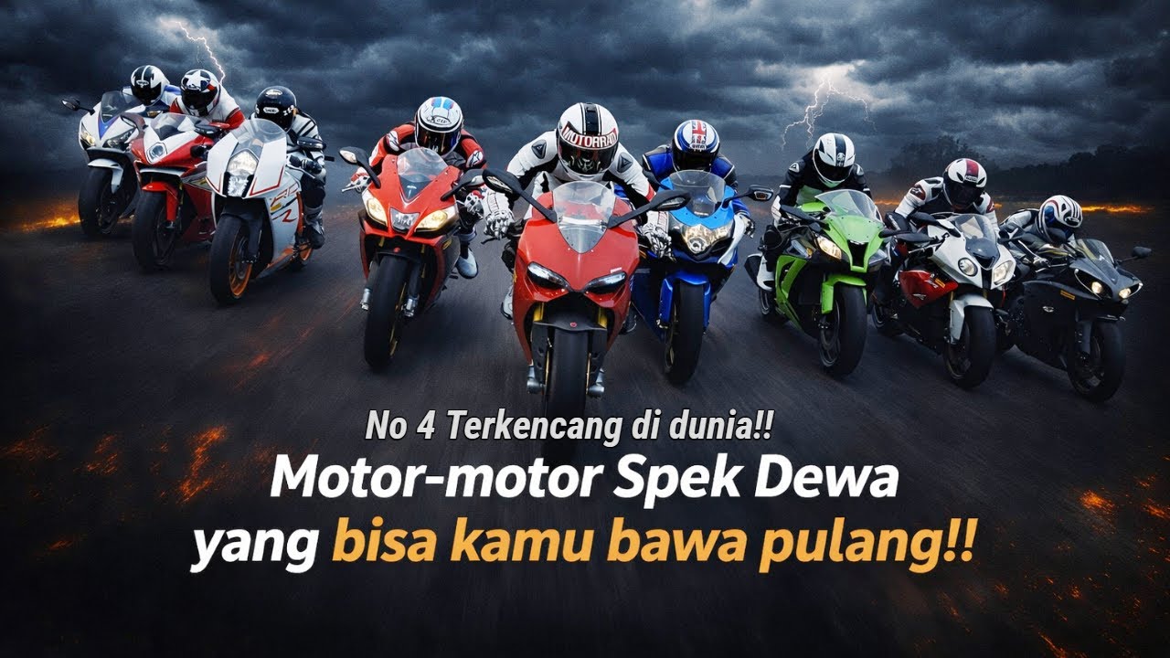 9 Motor Terbaik spek dewa Yang ada dipasaran !! no 4 terkencang di ...