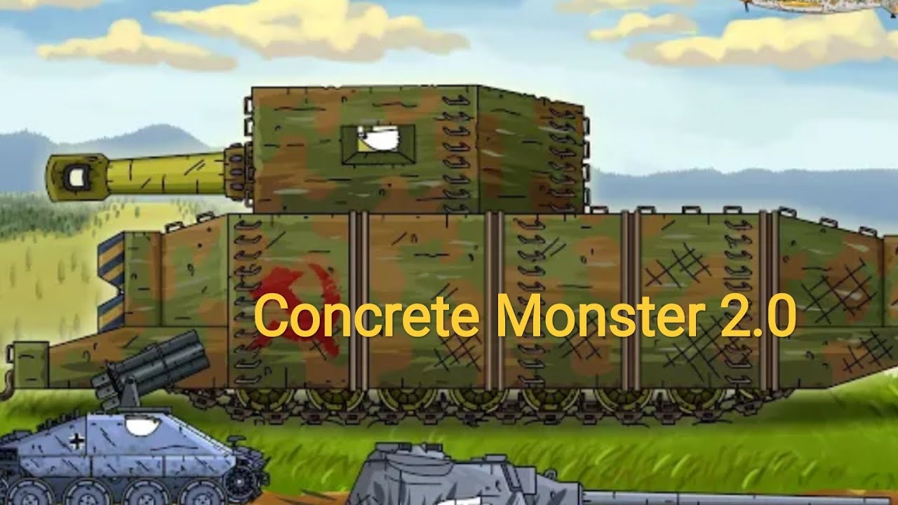 Super tank Rumble.make "Concrete Monster 2.0".from gerand. - YouTube