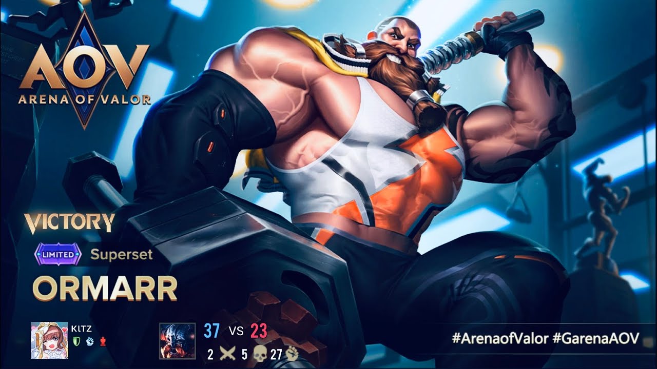 AOV - Arena Of Valor - Ormarr gameplay - YouTube