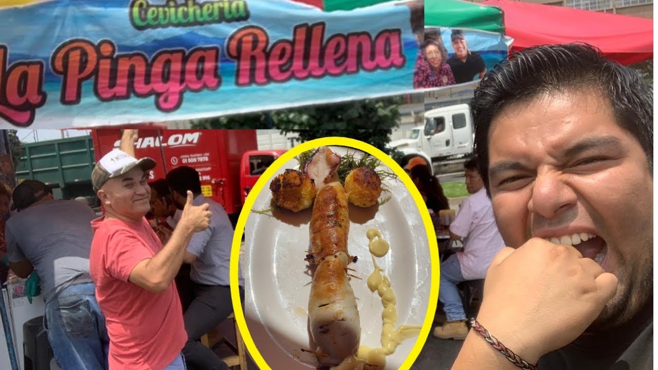 PROBANDO LA *P1NGA* RELLENA DEL CALLAO PERÚ | DILO NOMAS - YouTube