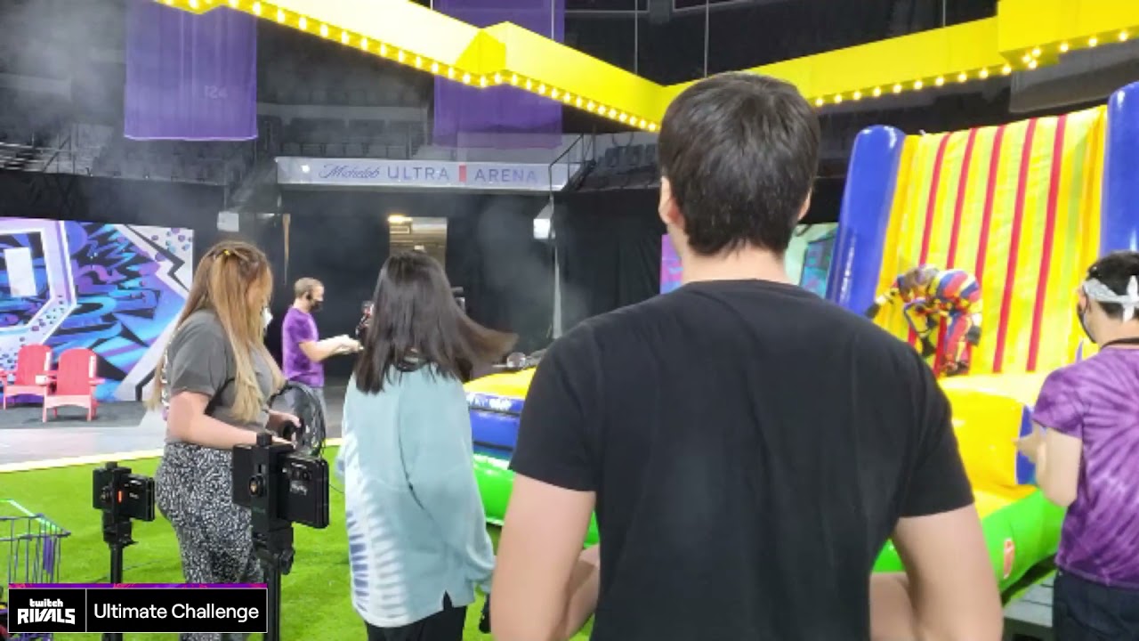 XQC's epic jump onto the velcro wall - YouTube