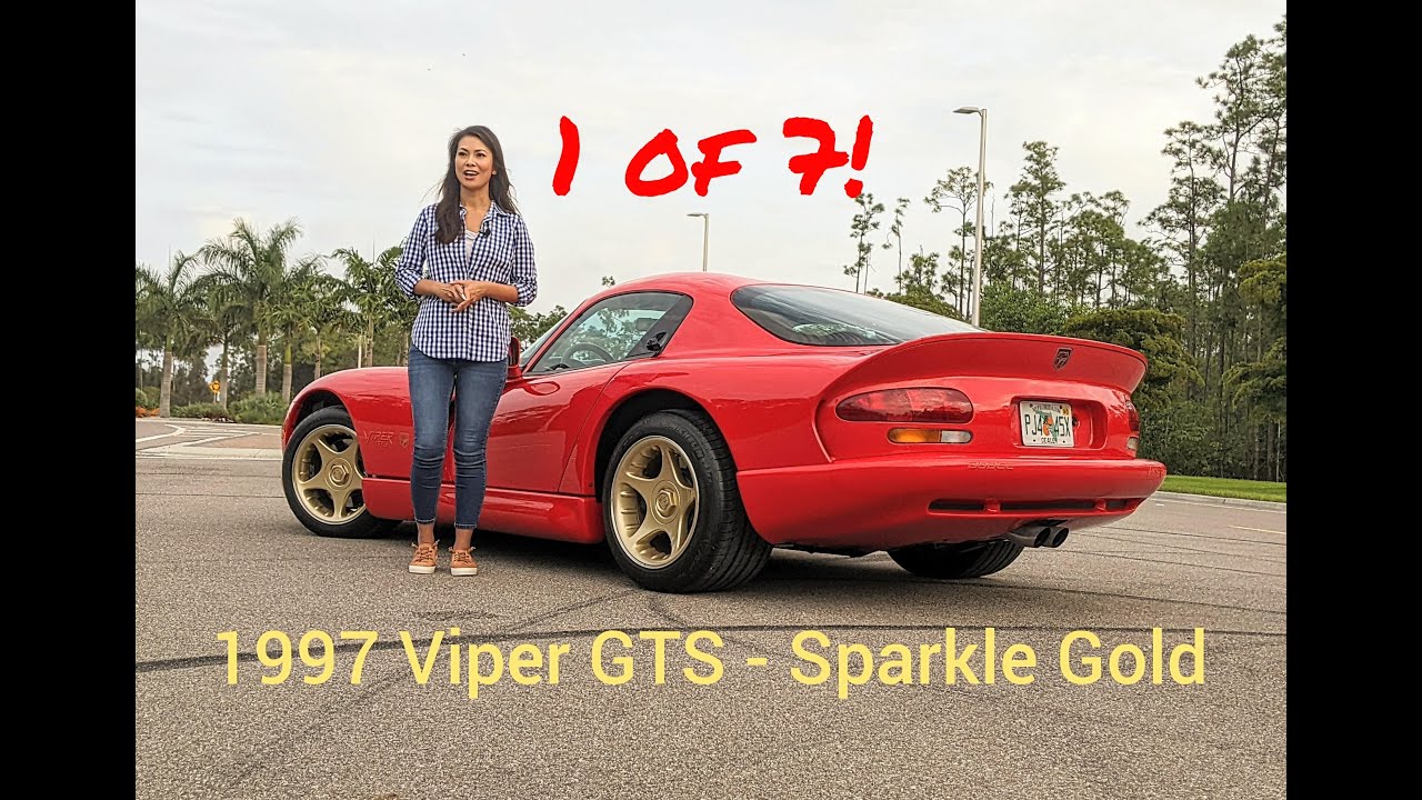 Gold Dodge Viper