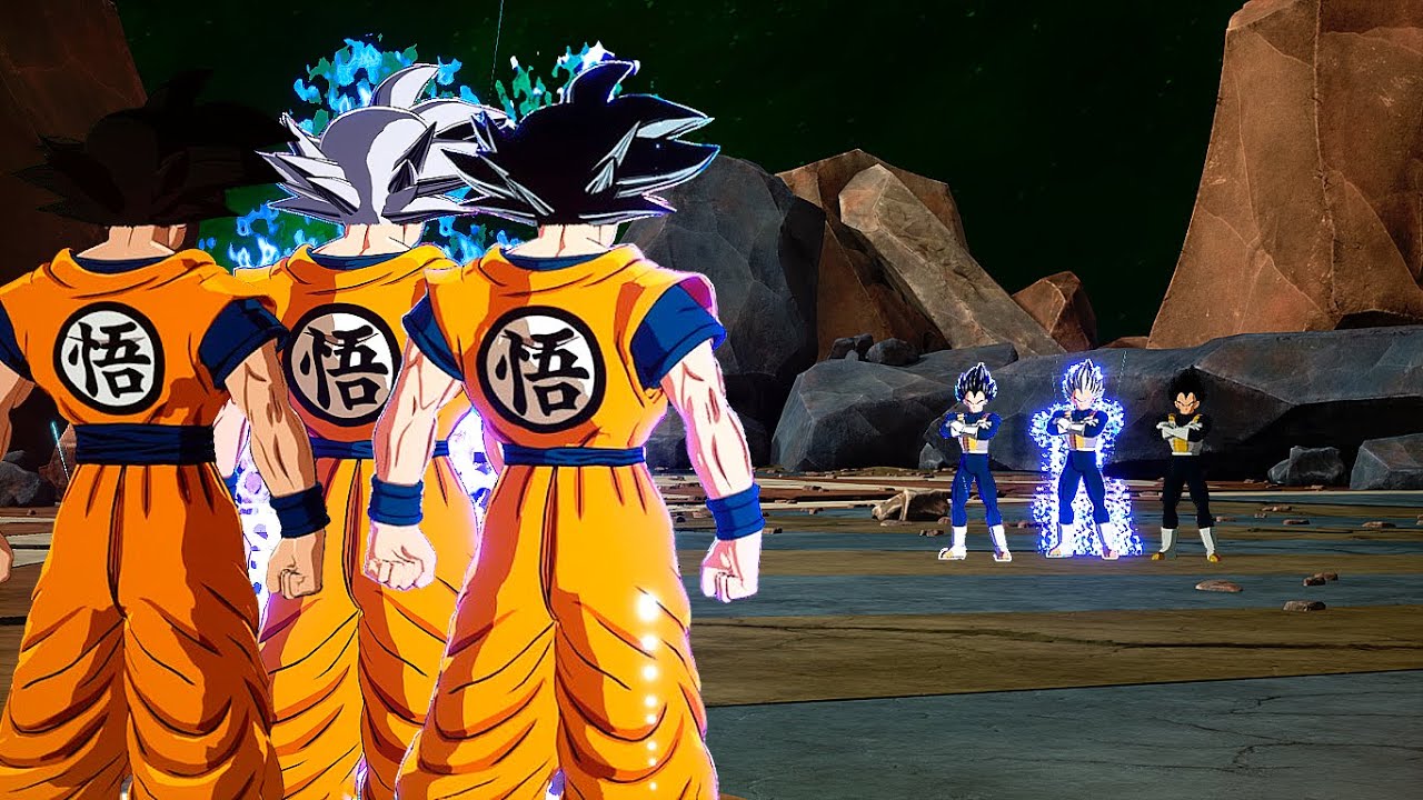 Goku Ultra Instinct Forms VS Vegeta Ultra Instinct Forms - Dragon Ball ...