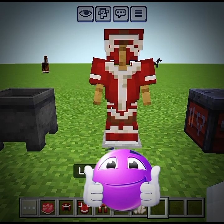 Santa Claus armour in Minecraft - YouTube