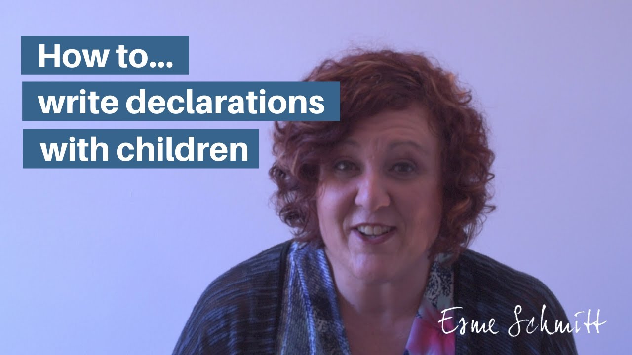 Prayer: How to teach children to write declarations (Parents and those ...
