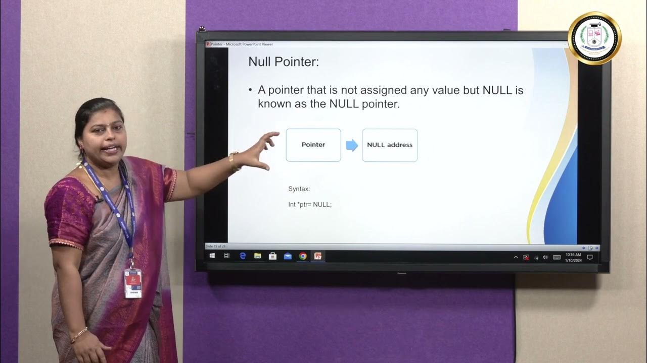 Introduction to Pointers in C - M Gowri - YouTube