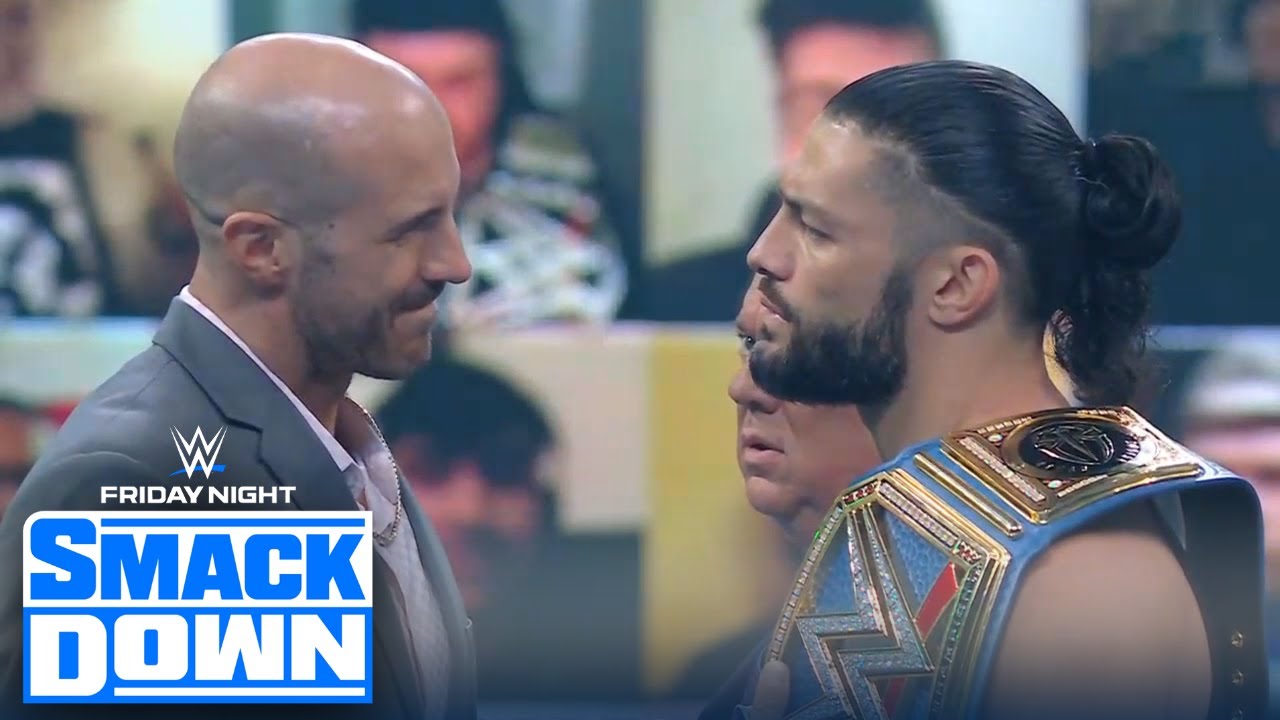 Roman Reigns approached by Cesaro, boasting destroying Edge & Daniel ...