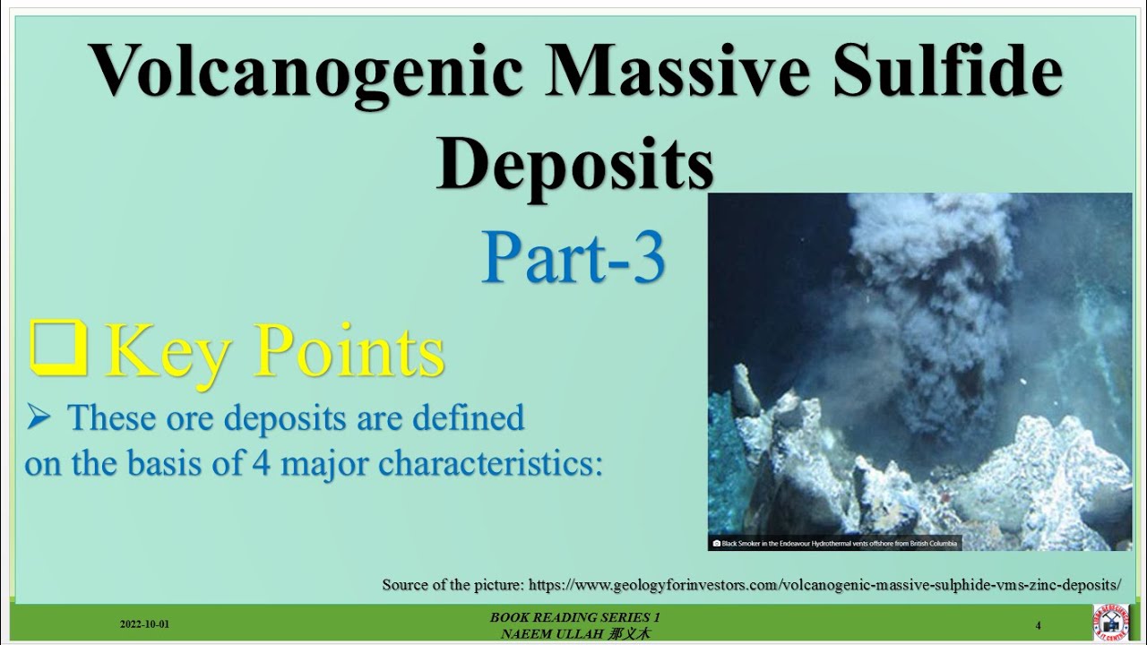Volcanogenic Massive Sulfides Part 3 - YouTube