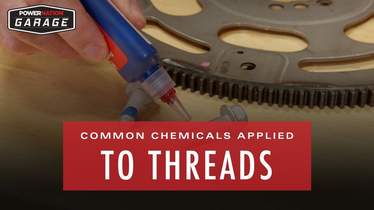 Common Chemicals That Are Applied To Threads - YouTube