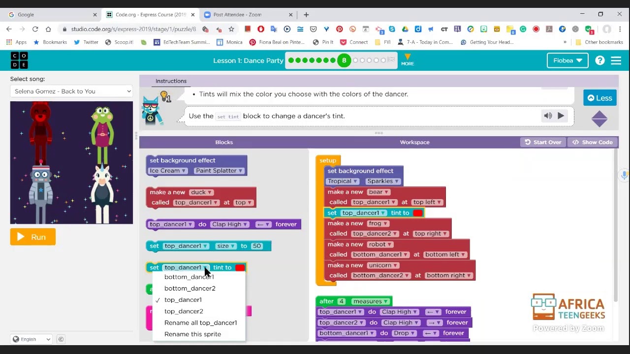 Grade 5 Coding 3 June Introduction Part 2 - YouTube